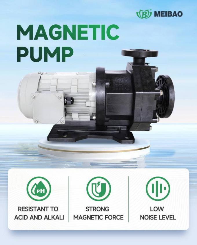 Semiconductor Magnetic Drive Pump 3 Phase 380V 1HP Horsepower 2900rpm Speed