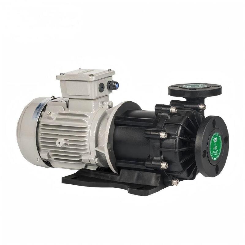 Bomba magnética de plástico sin fugas 2HP 1.5KW sin sello mecánico ...