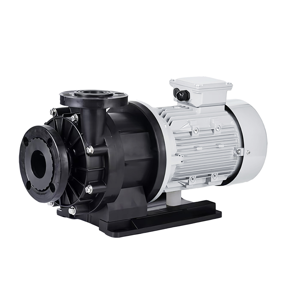 2HP Magnetic Drive Chemical Pump 1.5KW 220V Corrosion Protection Energy ...
